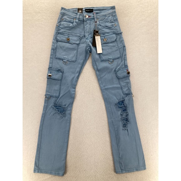 Preme | Jeans | Preme Jeans Mens 28x33 Semi Stacked Fit Cargo Utility ...